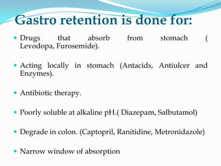 1gastroretentivedrugdeliverysystems imp.pdf