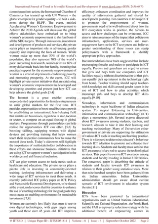 Gender Impact of ICT in Education | PDF