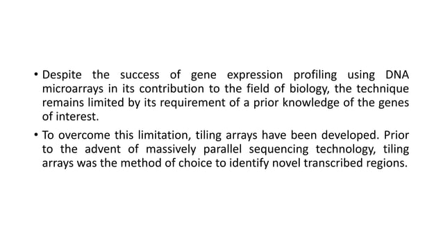 gene expression traditional methods | PPTX | Chemistry | Science
