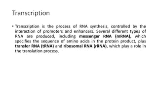 gene expression traditional methods | PPTX