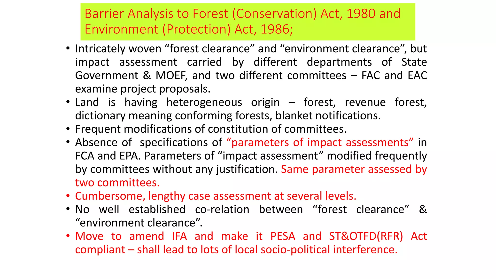 1 General Constitution & Non Forest Land under Forest Conservation Act ...