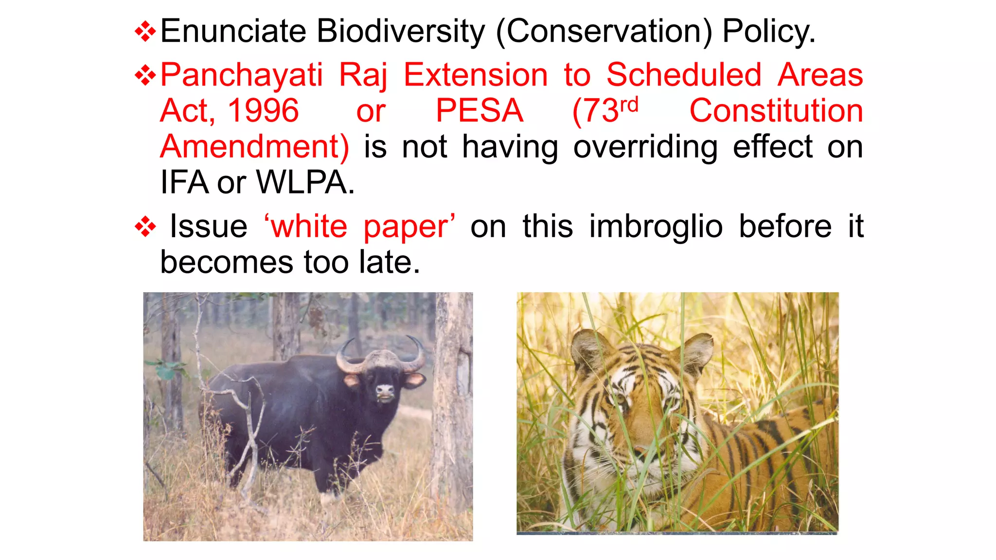 1 General Constitution & Non Forest Land under Forest Conservation Act ...