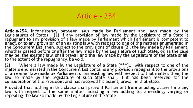 1 General Constitution & Non Forest Land under Forest Conservation Act ...