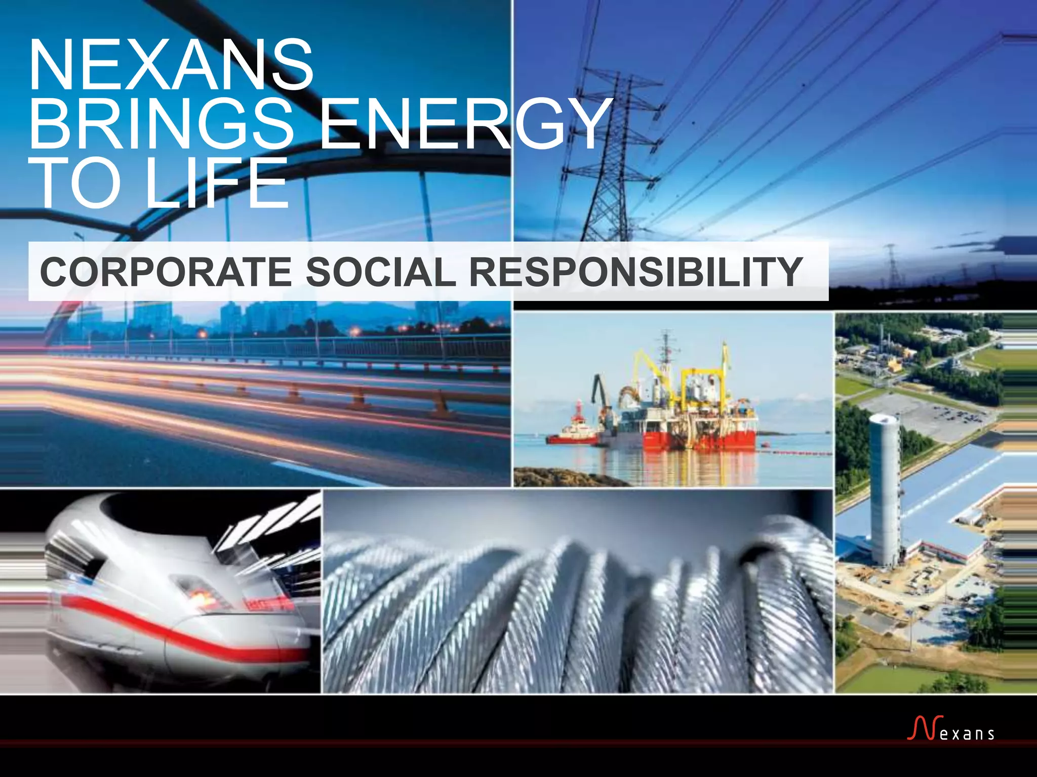 Nexans Corporate Social responsibility 2014 | PPT
