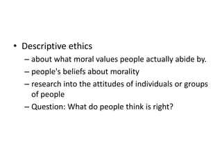 General Ethics | PDF | Religion & Spirituality
