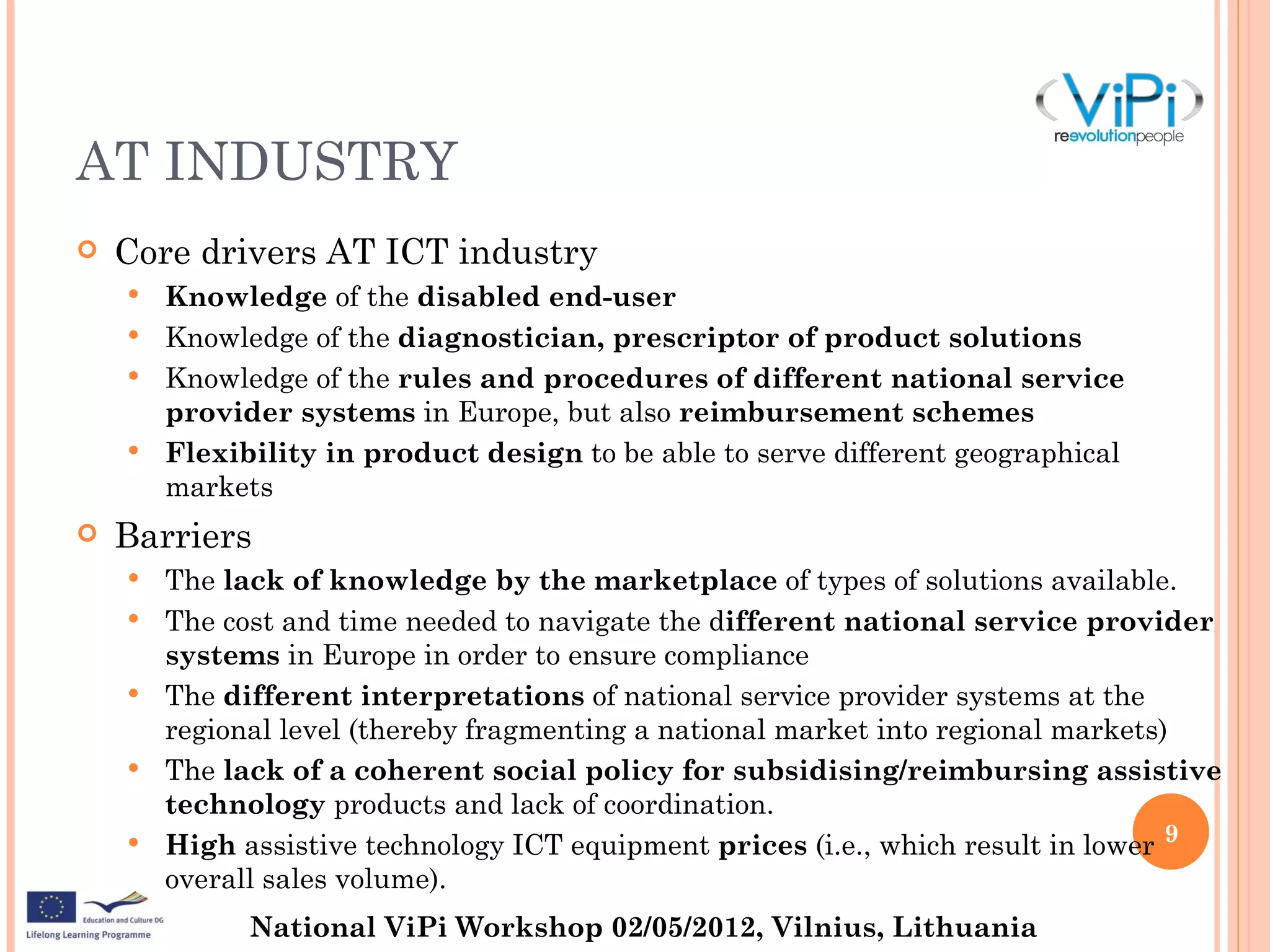 General introduction of the ViPi project (Karel Van Isacker, PhoenixKM ...