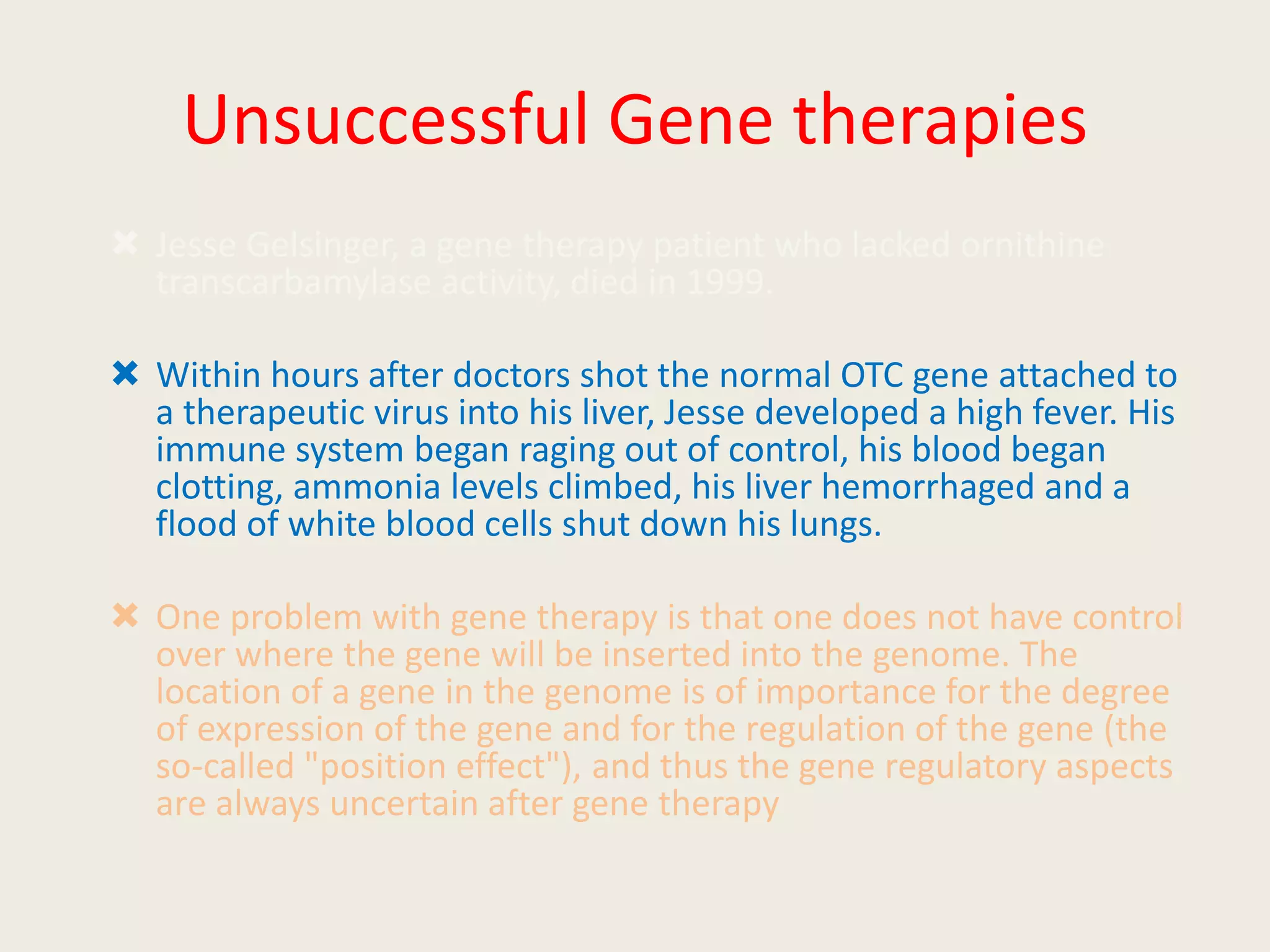 study OF gene therapy | PPT