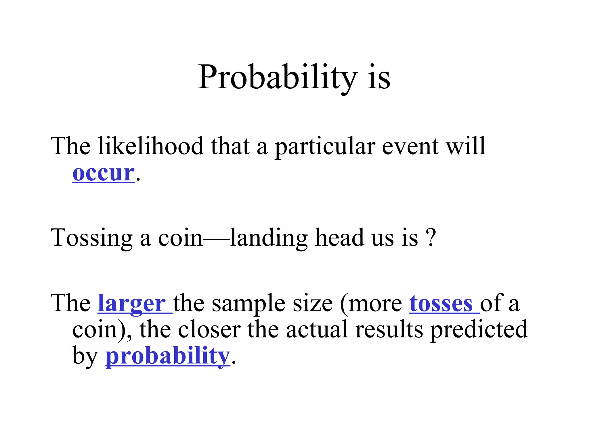 Probability, Mendel, and Genetics Powerpoint | PPT