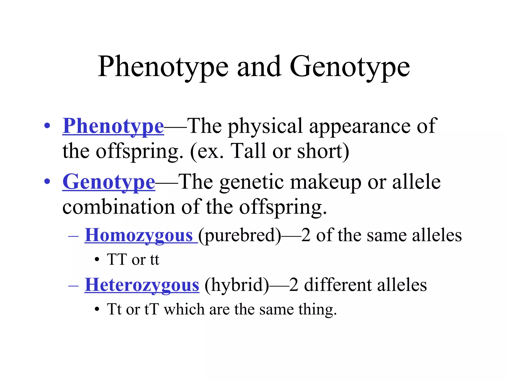 Probability, Mendel, and Genetics Powerpoint | PPT