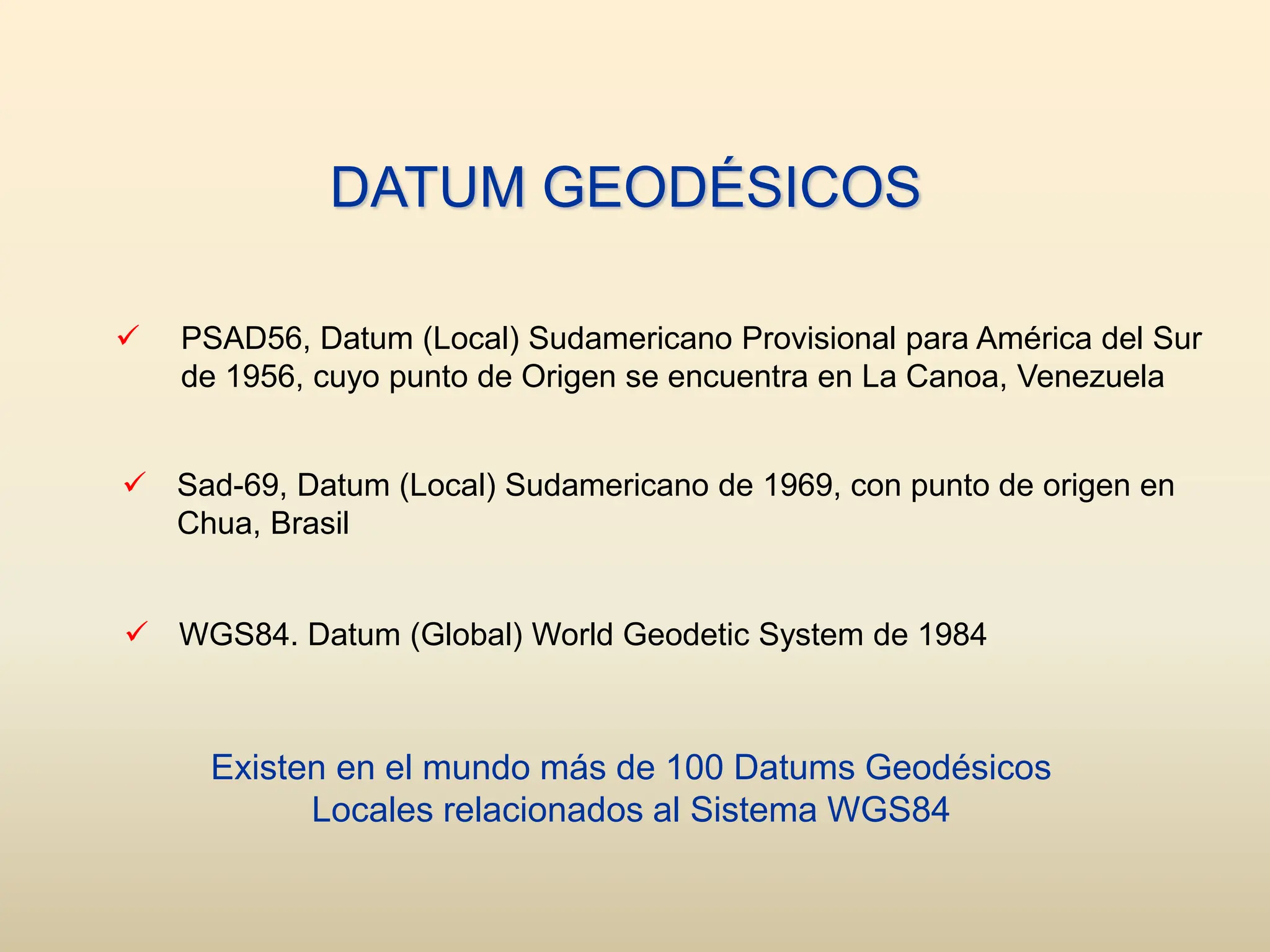 conceptos básicos sobre geodesia, datum WGS 84 , elipsoide de ...