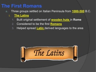 Rome- Geography, Republic, Punic wars notes | PPTX | Death, Injury, or ...