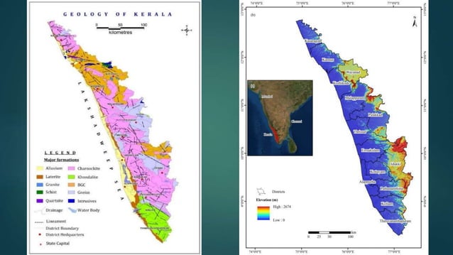 Geology of kerala .pptx | Geology | Science