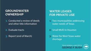 Texas General Land Office, George P. Bush | PPTX