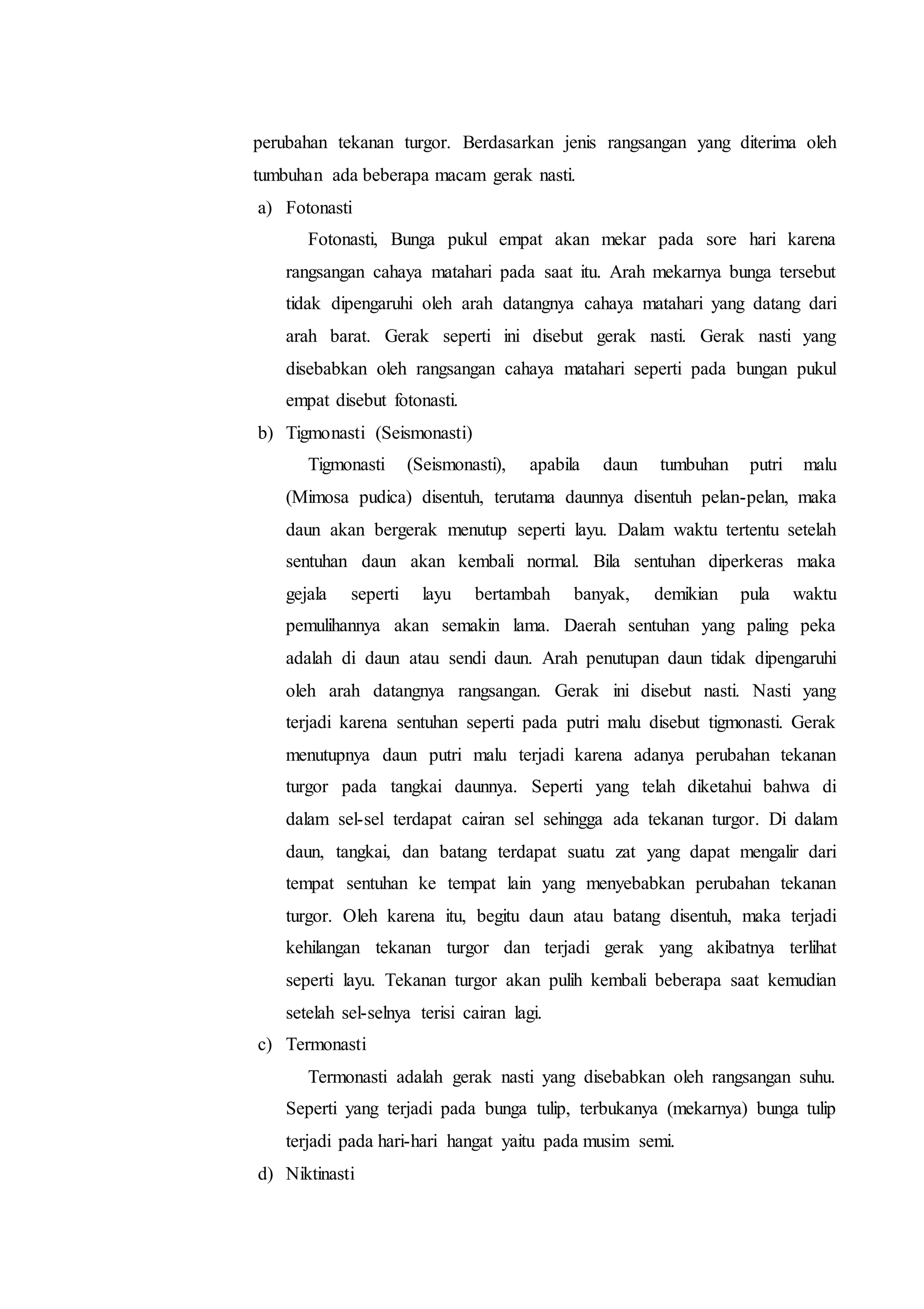 1 gerak pada tumbuhan | DOCX