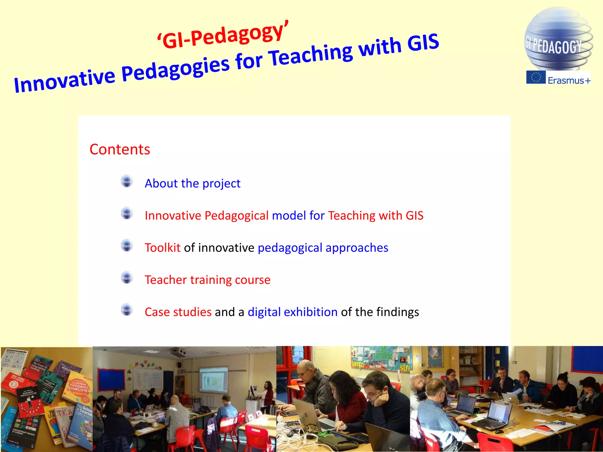 1) Gi Pedagogy: Innovative Pedagogies for Teaching with GIS | PPT