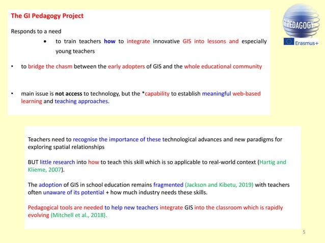 1) Gi Pedagogy: Innovative Pedagogies for Teaching with GIS | PPT