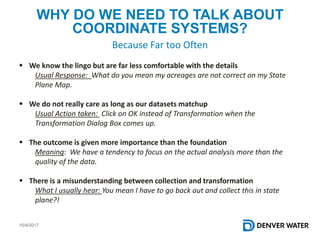 2017 PLSC Track: Fundamentals of Coordinate Systems | PPT
