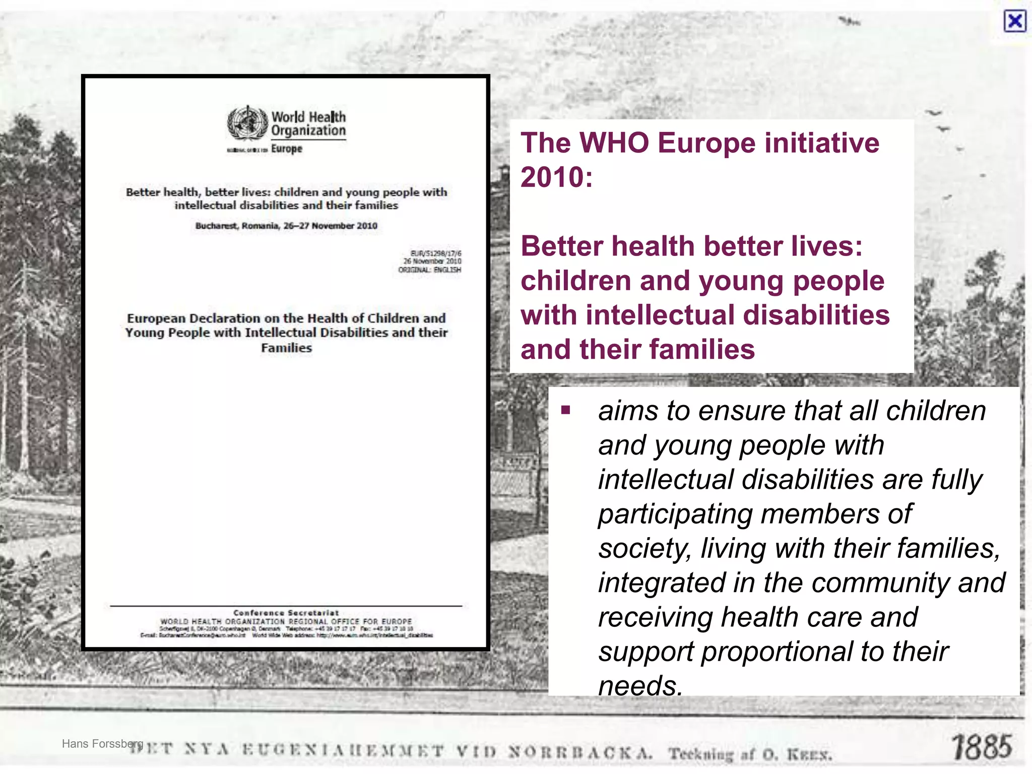 Childhood Disability - Hans Forssberg | PPT Childhood Disability - Hans Forssberg | PPT