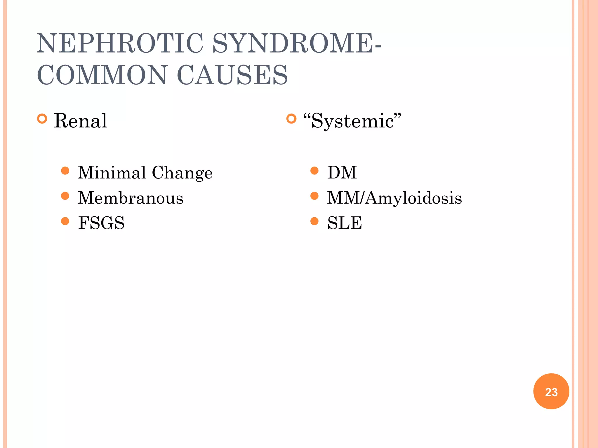 1 glomerular disease & anatomy pysiology of kideny | PPT