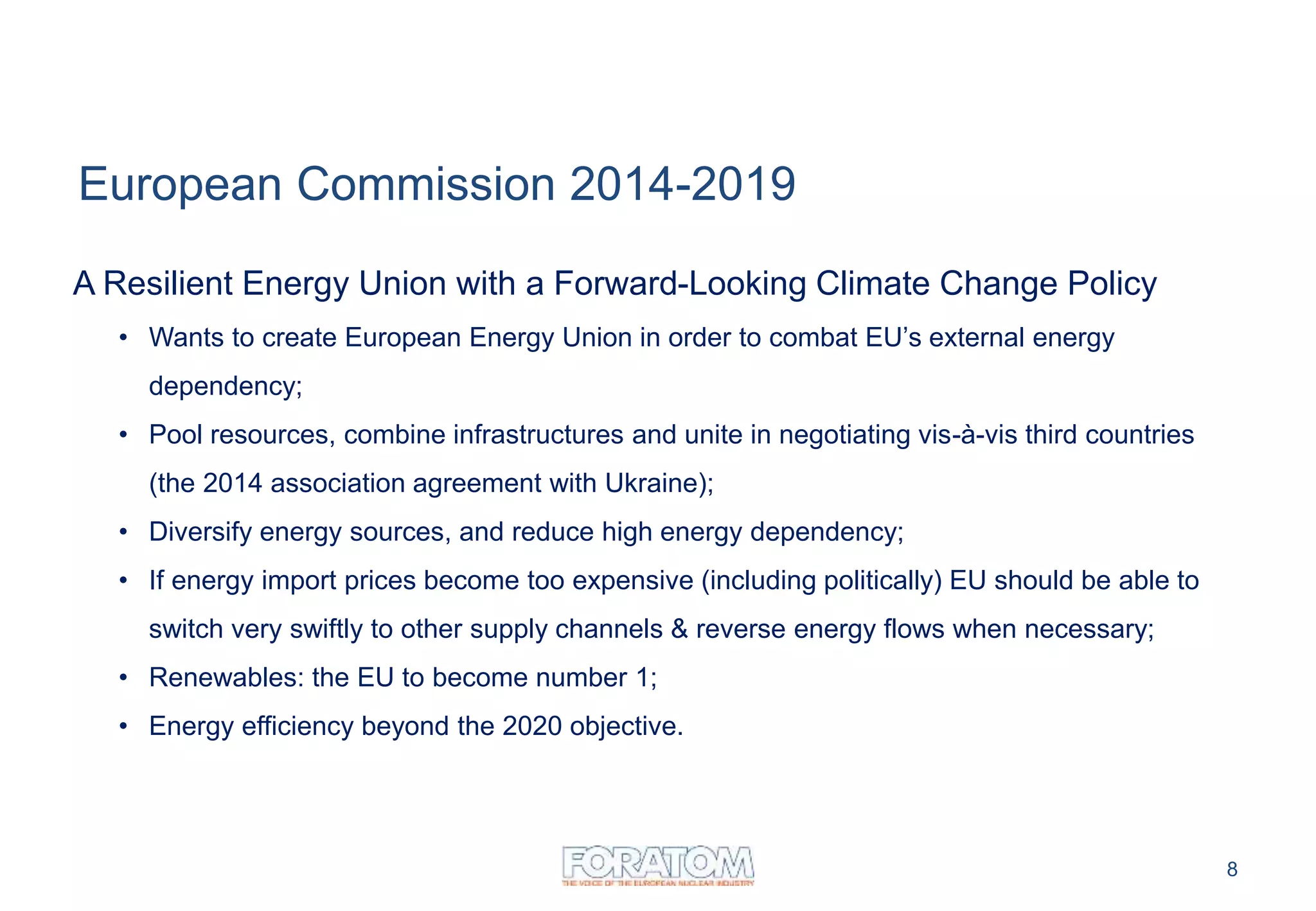 European Nuclear Industry’s role towards a low carbon future | PPT