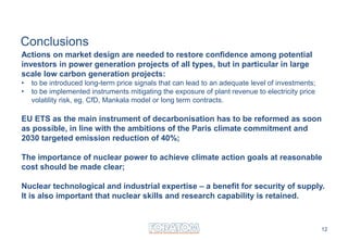 European Nuclear Industry’s role towards a low carbon future | PPT