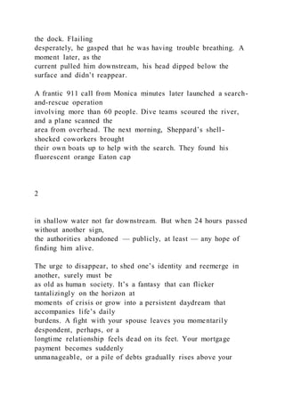 1 Gone Forever What Does It Take to Really Disappear | DOCX