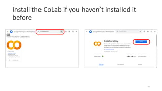 Google CoLab (20230321) | PDF