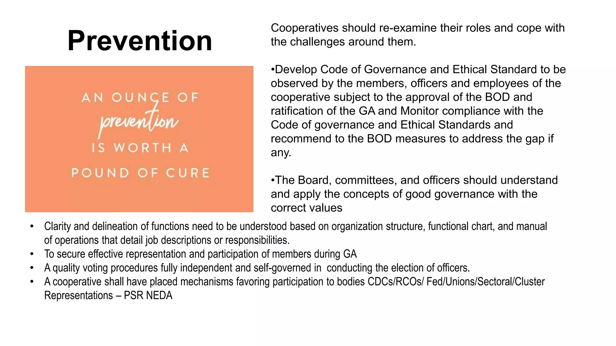 Governance and Management | PPTX