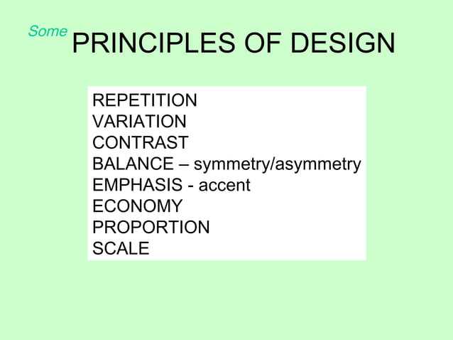 Principle of Art & Design | PPT | Design | Fine Art