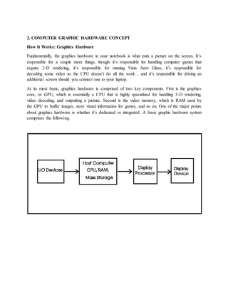 Graphics and Graphics Hardware System | DOCX | Computer Animation ...