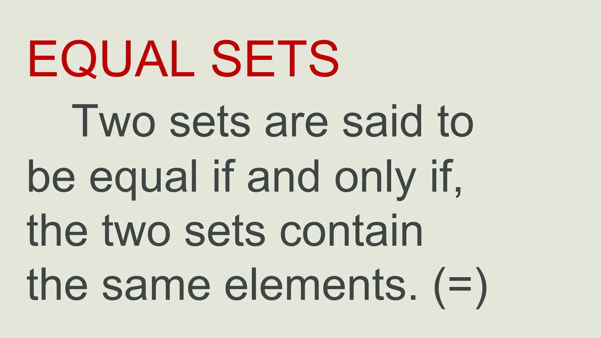 INTRODUCTION TO SETS - GRADE 7 MATHEMATICS | PPTX