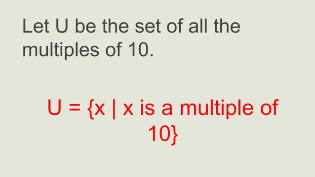 INTRODUCTION TO SETS - GRADE 7 MATHEMATICS | PPTX