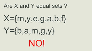 INTRODUCTION TO SETS - GRADE 7 MATHEMATICS | PPTX