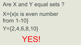 INTRODUCTION TO SETS - GRADE 7 MATHEMATICS | PPTX