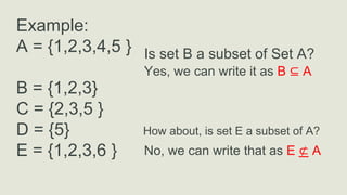 INTRODUCTION TO SETS - GRADE 7 MATHEMATICS | PPTX