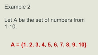INTRODUCTION TO SETS - GRADE 7 MATHEMATICS | PPTX