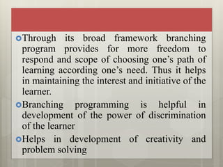 Programed instructional material | PPTX