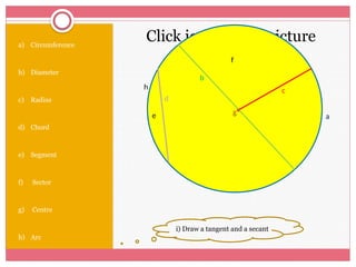 Grade 8 Circles, Geometry in Mathematics | PPTX