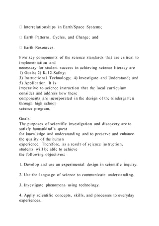 1 Grade One Science Standards of Learning for Virginia P | DOCX