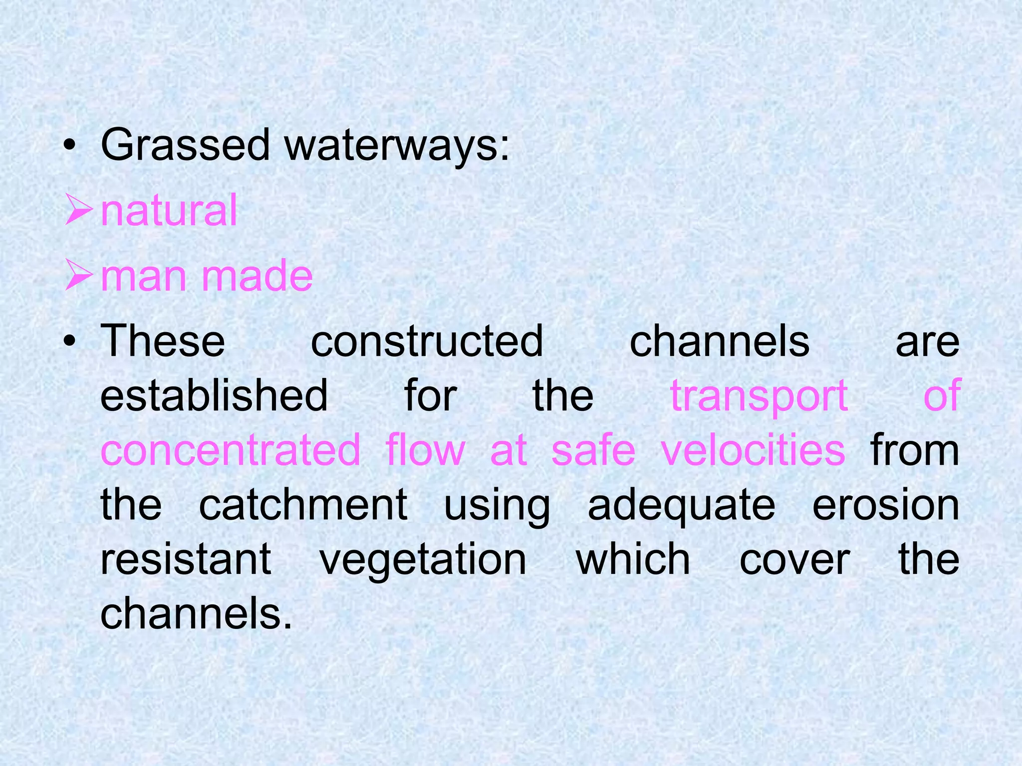 1 grassed water ways | PPT