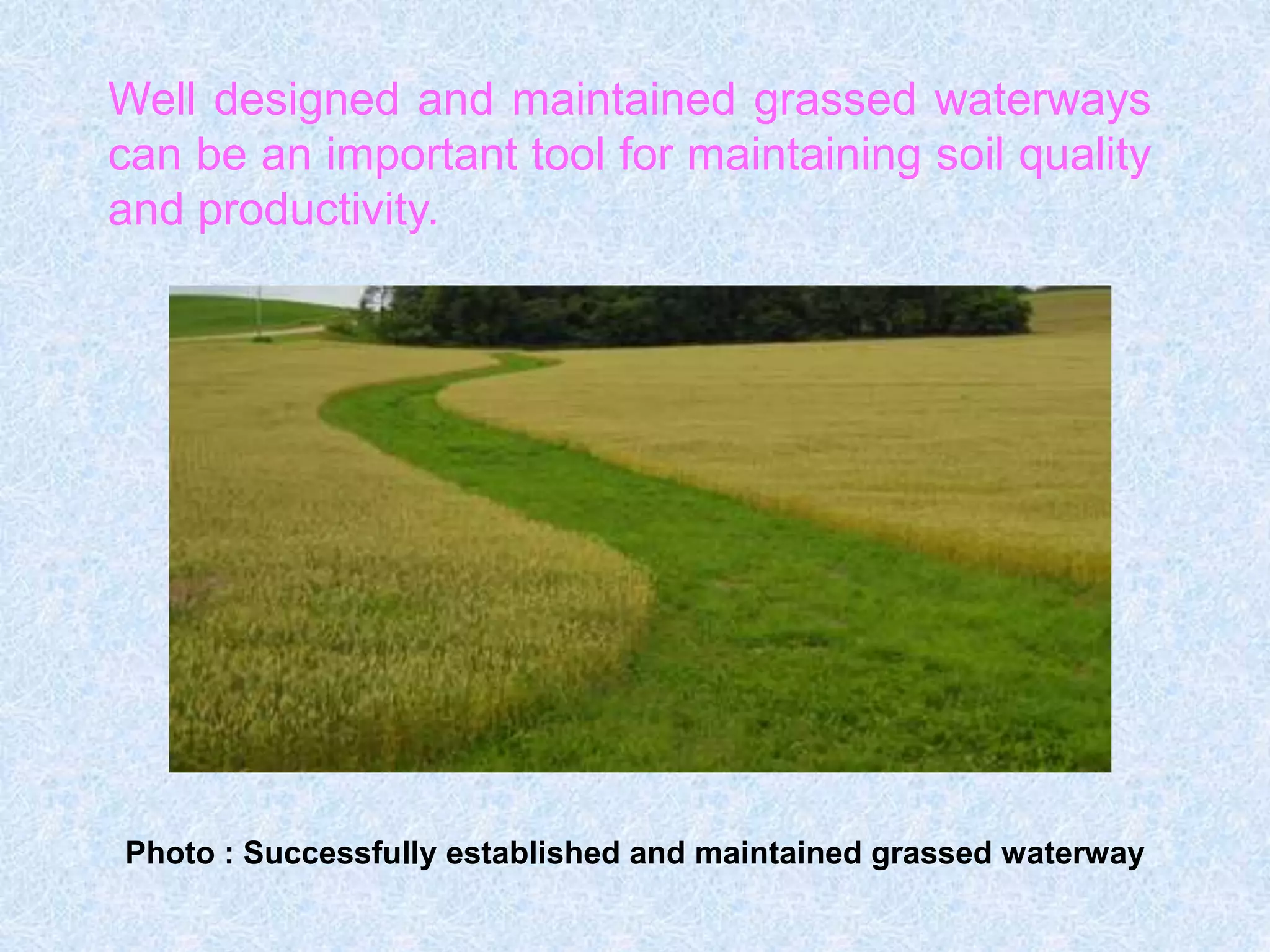 1 grassed water ways | PPT