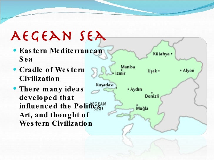 Greek Civilization Begins In Aegean