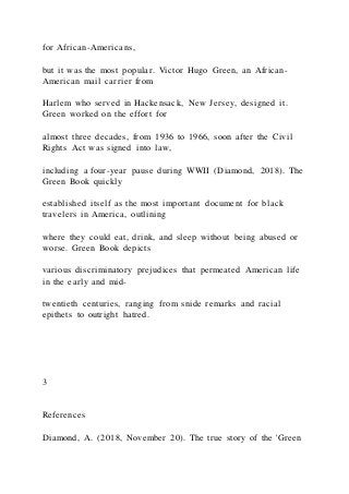 1 Green Book Film Analysis Sugiarto Mulj | PDF