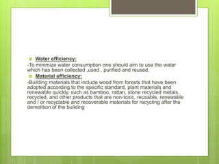 Introduction to green building. | PPTX