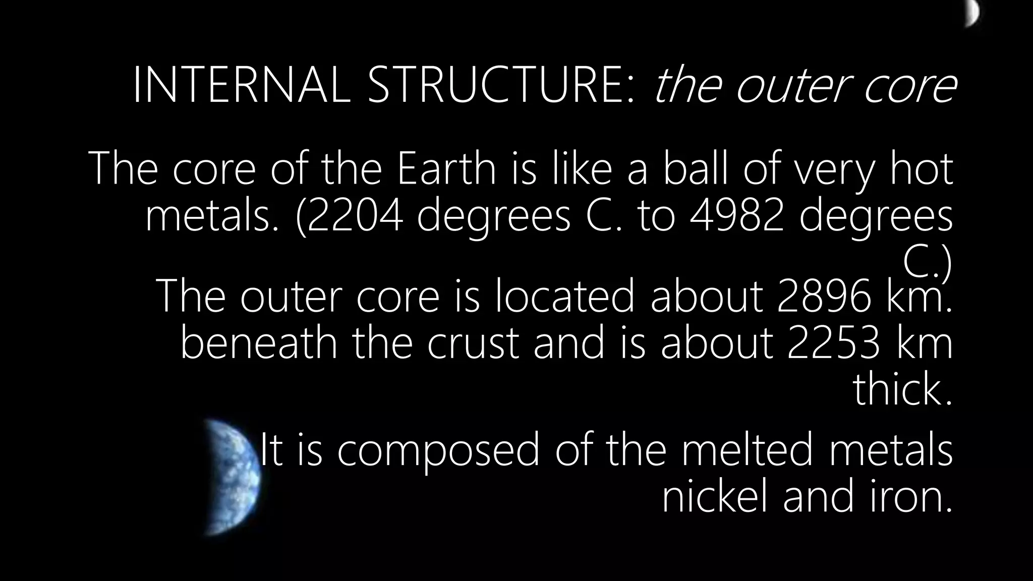 Gross Features of the Earth | PPTX