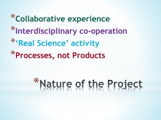 IBDP Group 4 Project: Bad Science Introduction to Students | PPT