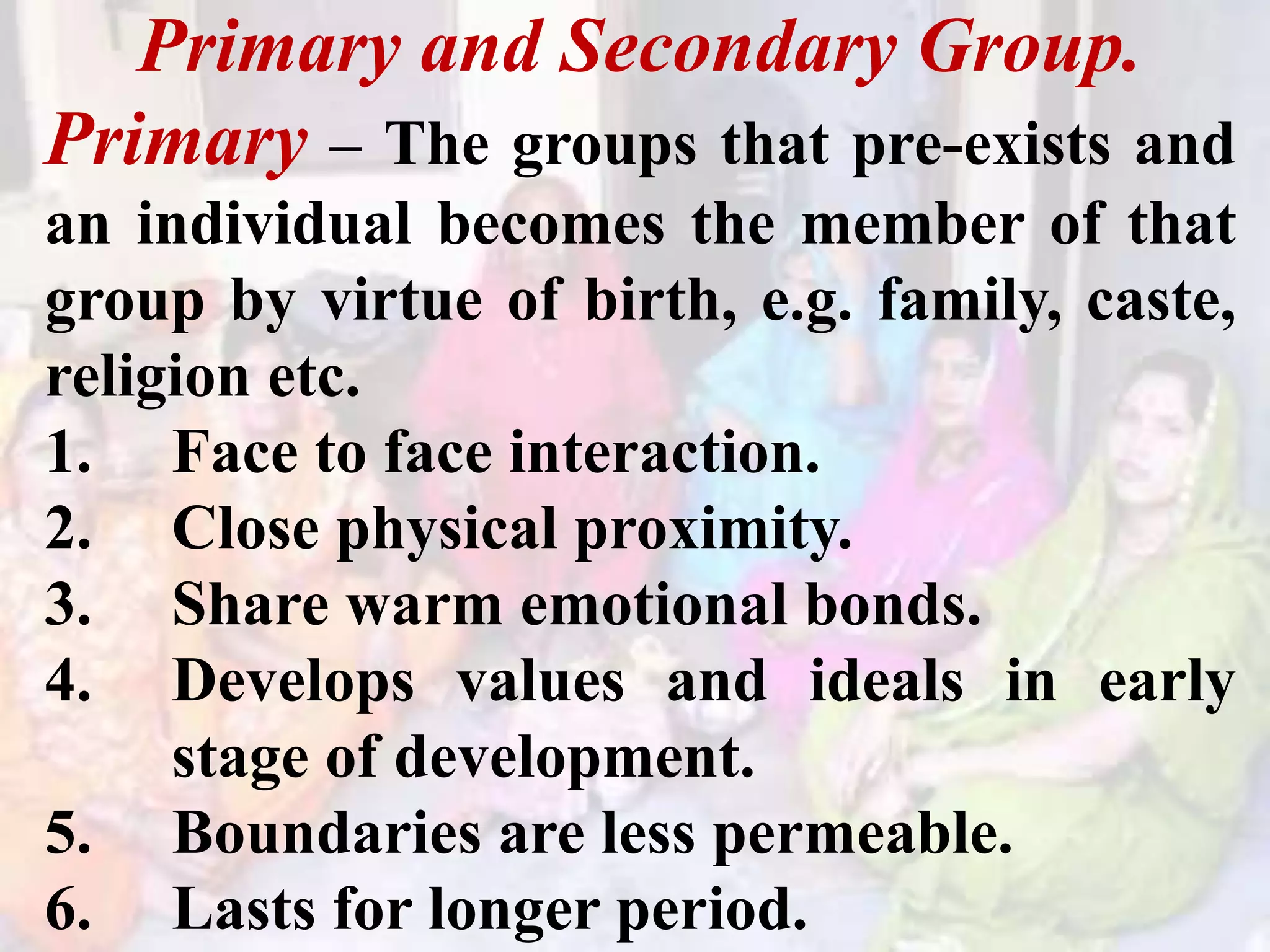 Group Definition and its Types | PPTX