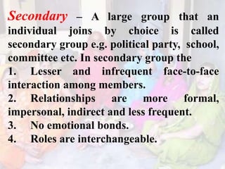 Group Definition and its Types | PPTX