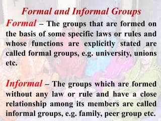 Group Definition and its Types | PPTX