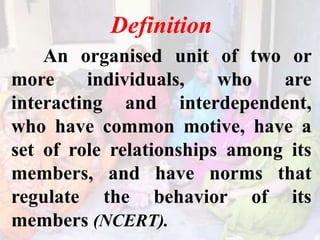 Group Definition and its Types | PPTX